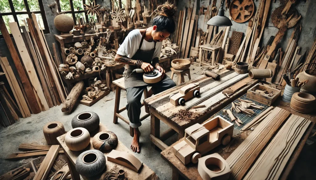 Madera reciclada: Artesanía y diseño desde la reutilización - Setor Latam